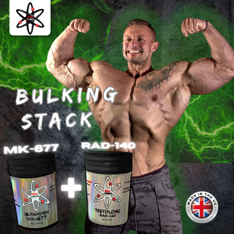 BULKING STACK (RAD-140 & MK-677) – Radical Supplements
